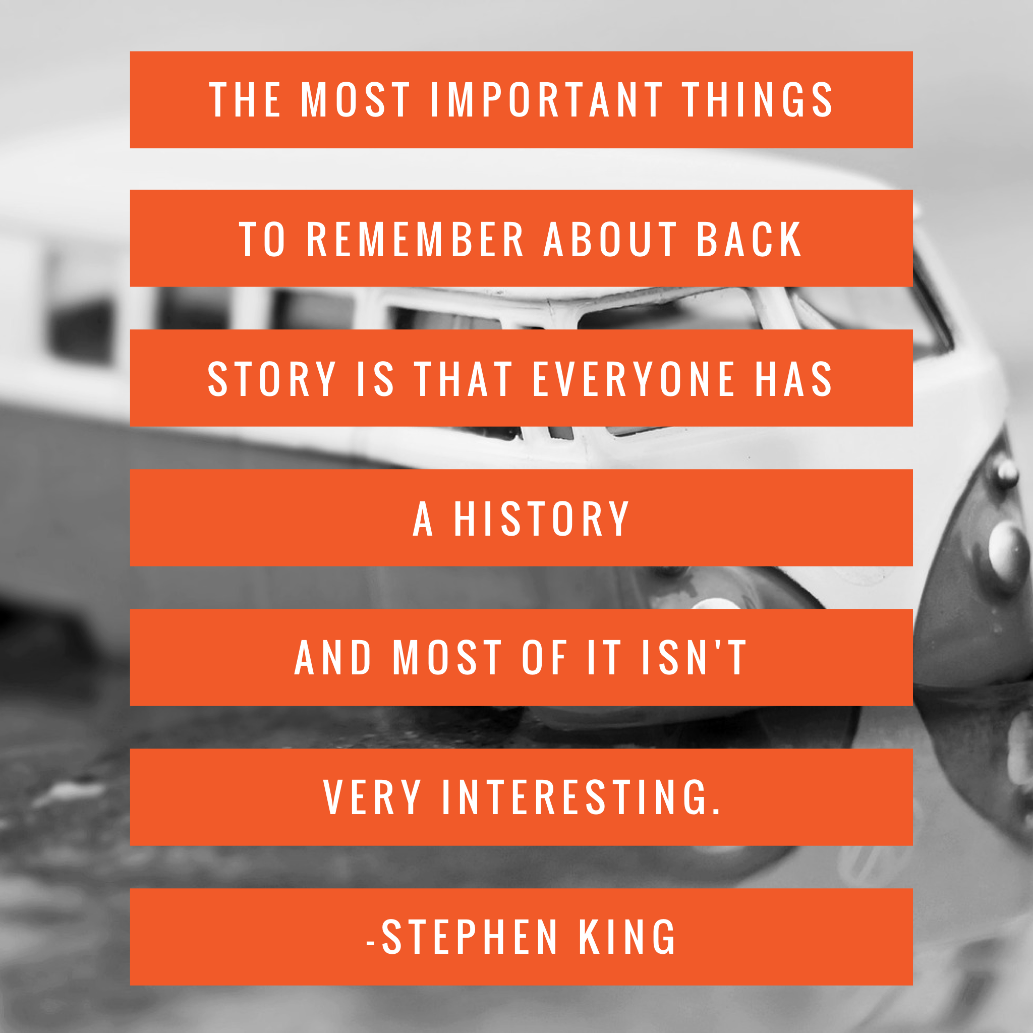 Back Story. Should you or shouldn’t you? | writing nore